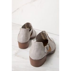 Qupid | Shoes | Light Gray Braided Ankle Booties | Poshmark